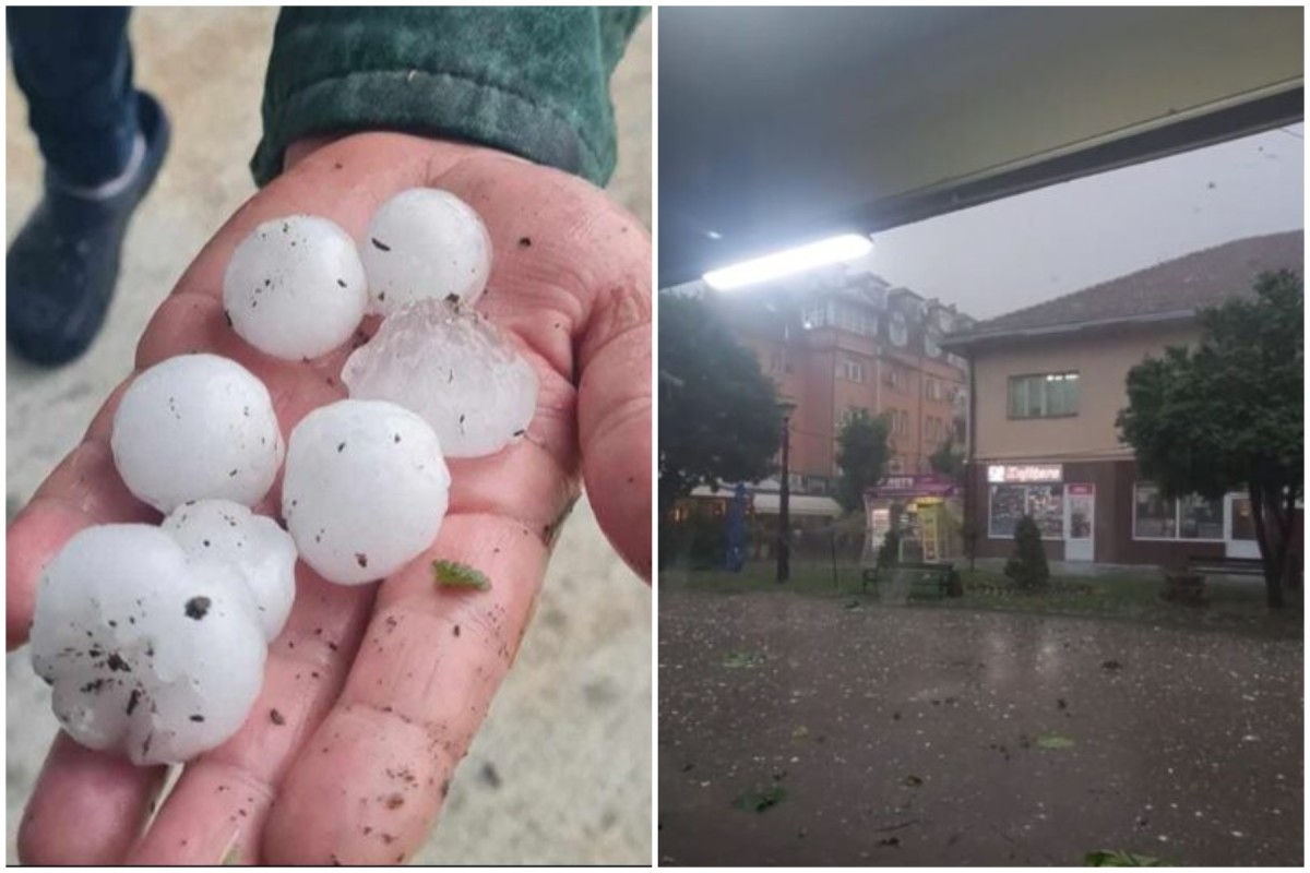 Video/ Snažno nevrijeme pogodilo bh. grad, padao grad veličine oraha ...